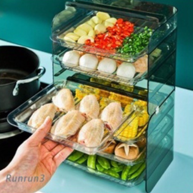 Jual Rak Makanan 3 Susun / Stacked Dishes | Shopee Indonesia