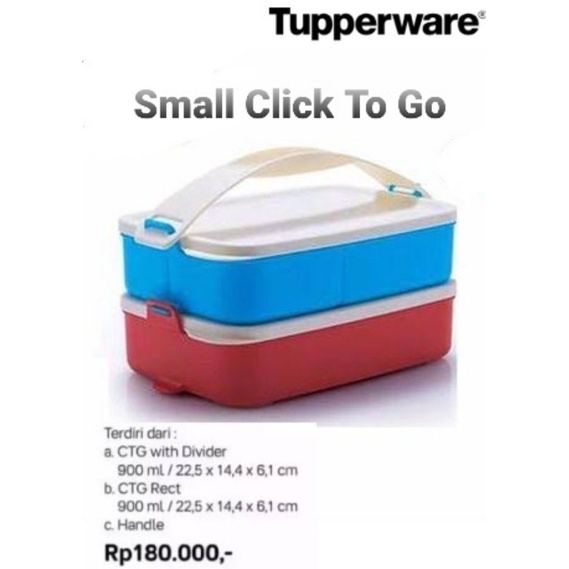 Jual Small Click To Go Tupperware | Shopee Indonesia