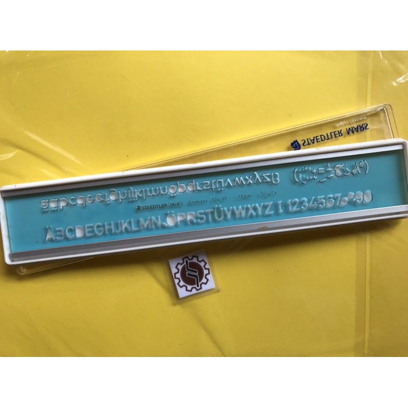 Jual Penggaris huruf, sablon huruf, mall huruf Staedtler | Shopee Indonesia