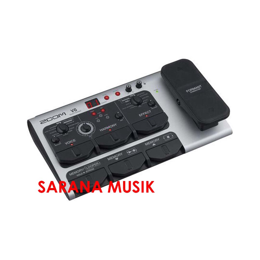Jual Efek Processor Zoom V6-SP V6 V-6SP Zoom V6 SP Vocal Effects Processor Original Zoom V6SP ...
