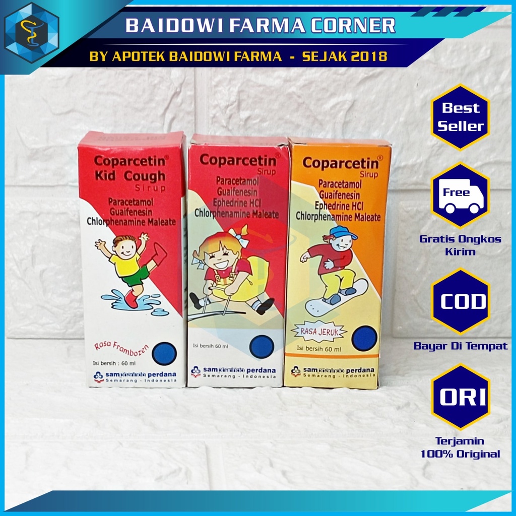 Jual COPARCETIN DAN COPARCETIN KID COUGH | Shopee Indonesia