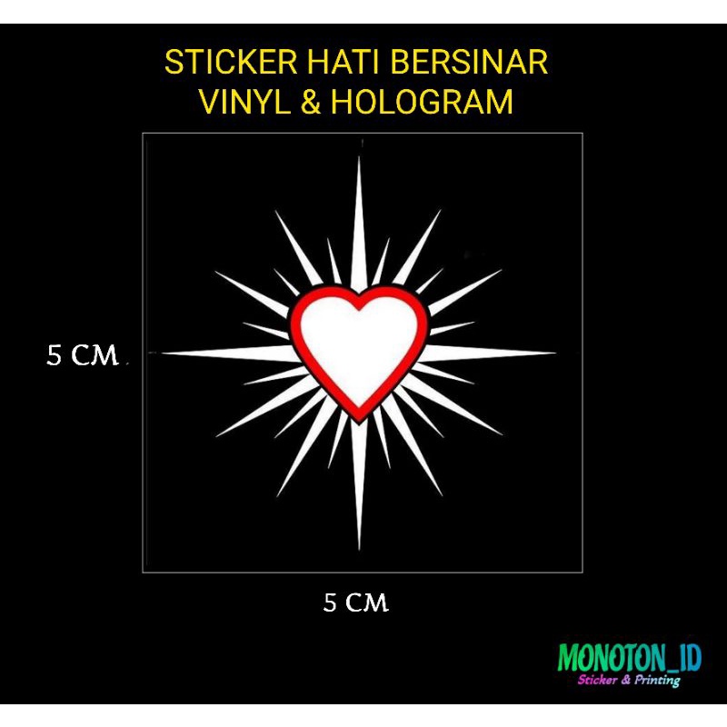 Jual Sticker Hati Bersinar - PSHT - Sticker Hologram - Setia Hati Terate - Printing | Shopee ...