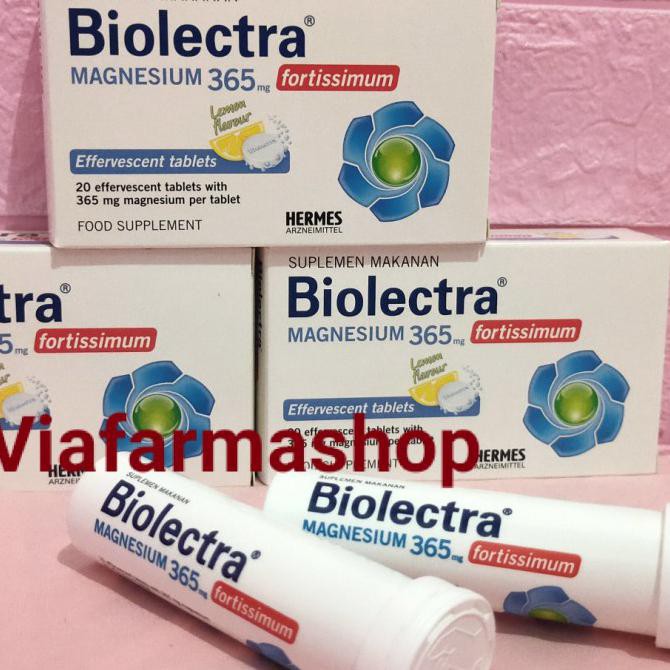 Jual biolectra 365mg magnesium effervescent | Shopee Indonesia