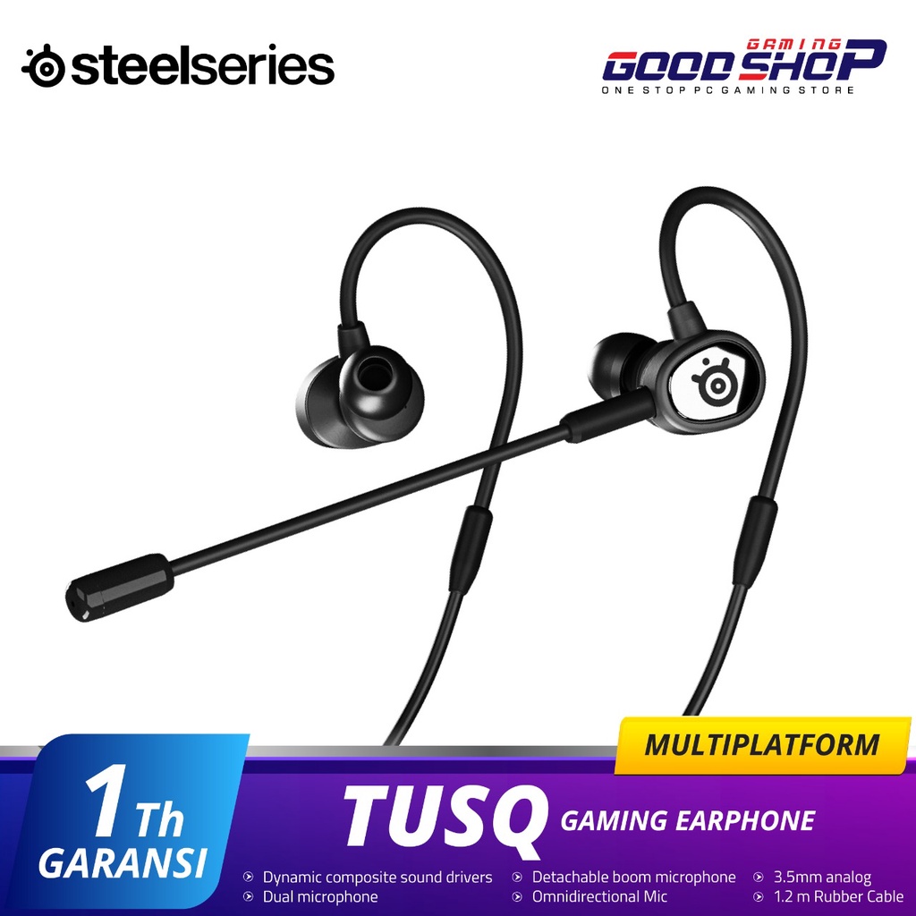 Jual Steelseries TUSQ In-ear mobile gaming headset - Gaming Earphone ...