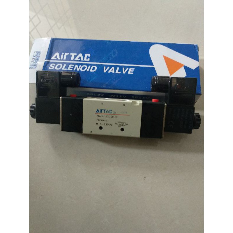 Jual SELENOID VALVE TYPE 4V320-10 DOUBLE COIL AIRTAC | Shopee Indonesia