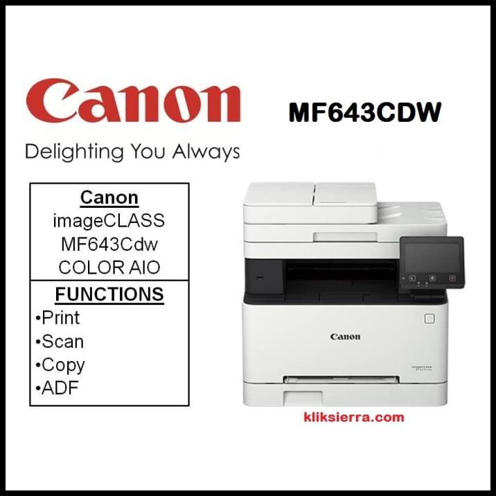Jual Canon Mf643Cdw Imageclass Aio Laser Printer Colour 3In1 Mf643 Cdw ...