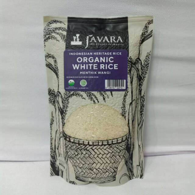 Jual Javara - Beras Putih Organik Menthik Wangi (Pouch) - 900 gr ...