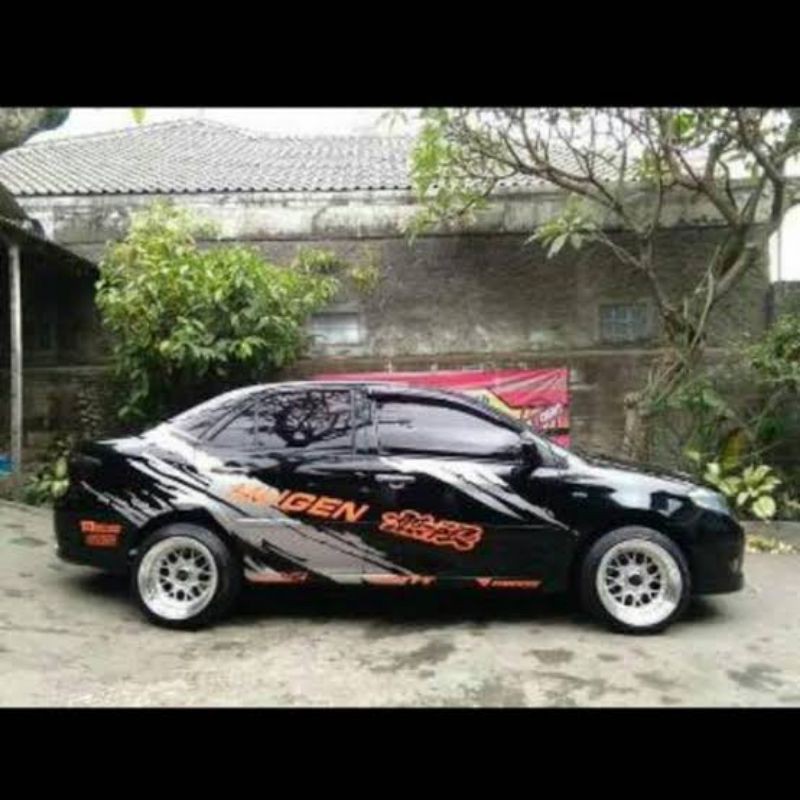 Jual cuting stiker custom mobil sedan vios dll all sedan | Shopee Indonesia