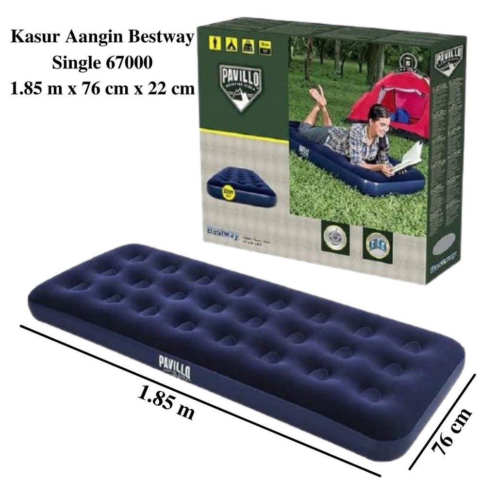 Jual Kasur Angin BESTWAY Single 67000 Pavillo ukusan 76x185x22 cm ...