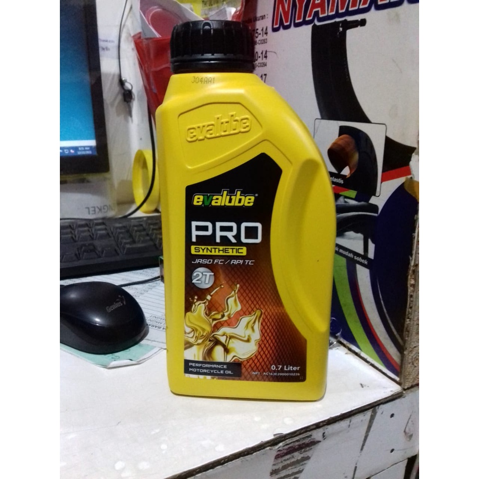 Jual Oli 2T (Samping) Evalube 2T Pro Synthetic Kemasan Baru Wangi JASO ...