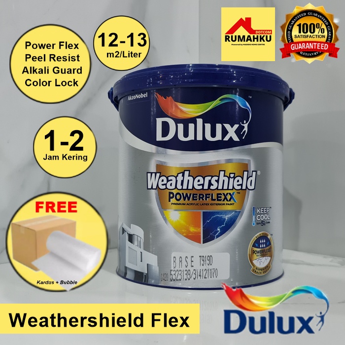 Jual CAT TEMBOK DULUX - CAT TEMBOK EXTERIOR - WEATHERSHIELD POWERFLEX 2 ...