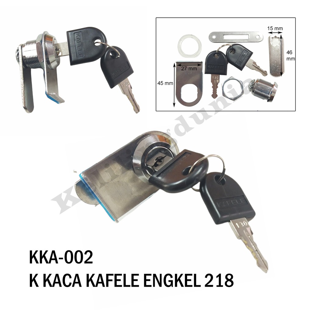 Jual Kunci Kaca KAFELE ENGKEL SINGLE Pintu Lemari Cabinet Kabinet Kayu ...