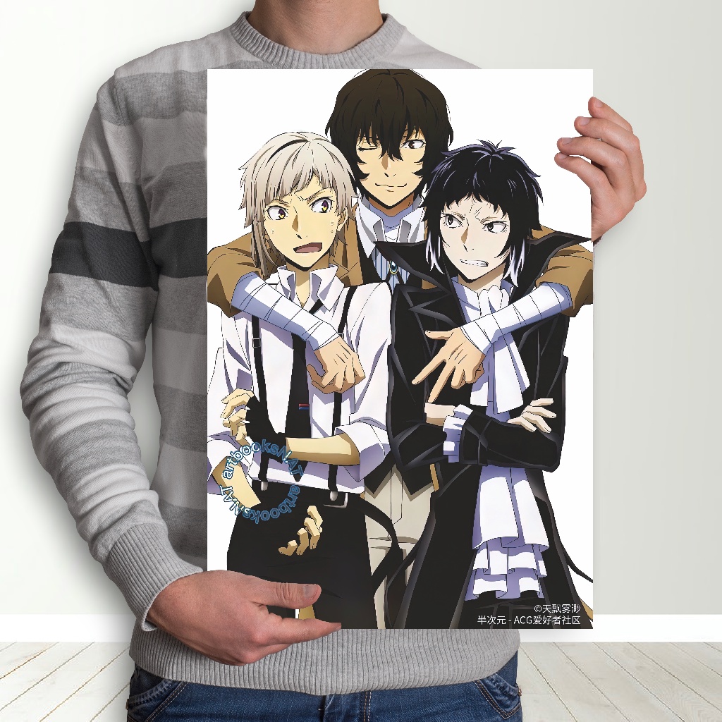 Jual Poster Anime Bungou Stray Dogs Terlengkap Size A3+ - Bungo Stray ...