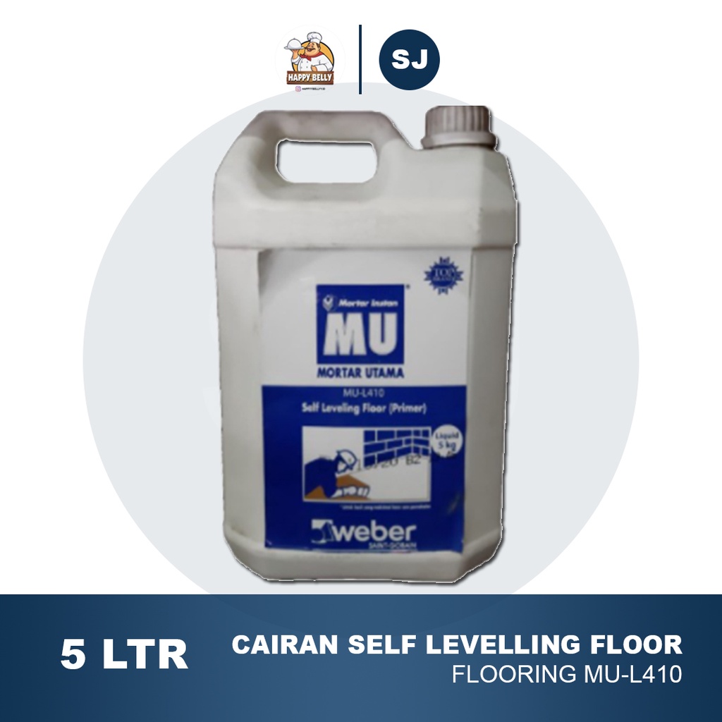 Jual MU-L410 Primer Self Levelling Floor (Liquid) 5ltr MORTAR UTAMA | Shopee Indonesia