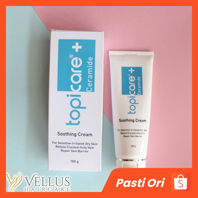 Jual Pelembab Topicare Ceramide Soothing Cream 100 Gram Untuk Kulit ...