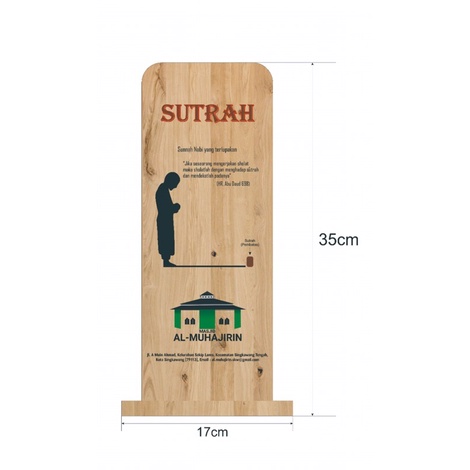Jual sutrah custom order masjid Al Muhajirin | Shopee Indonesia