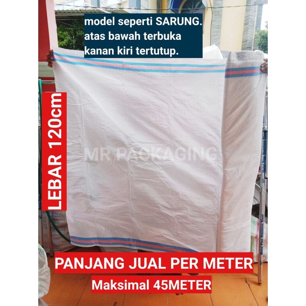 Jual Karung Meteran Roll JUMBO | Karung Plastik Bagor Lebar 120cm ...
