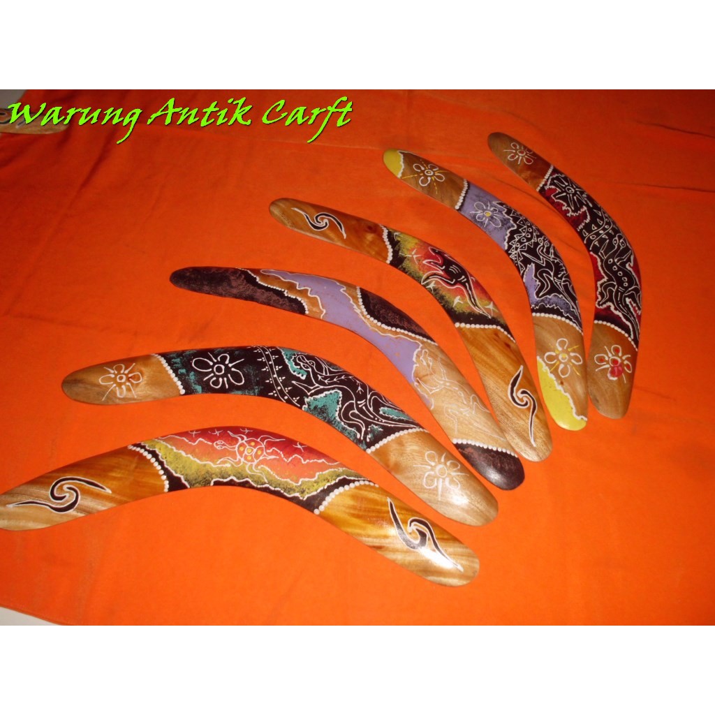 Jual Bumerang kayu Mahuni model MIX best WARUNG ANTIK MART | Shopee ...