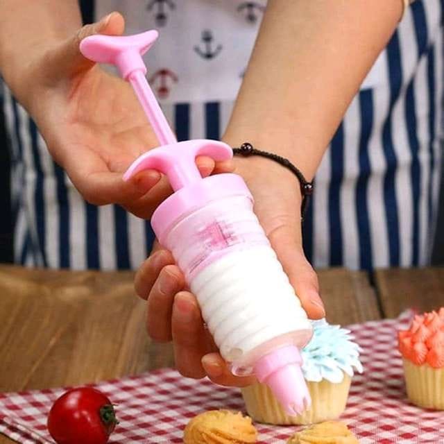 Jual Cetakan kue 8in1 cake decoration alat penghias kue tart spuit kue ...