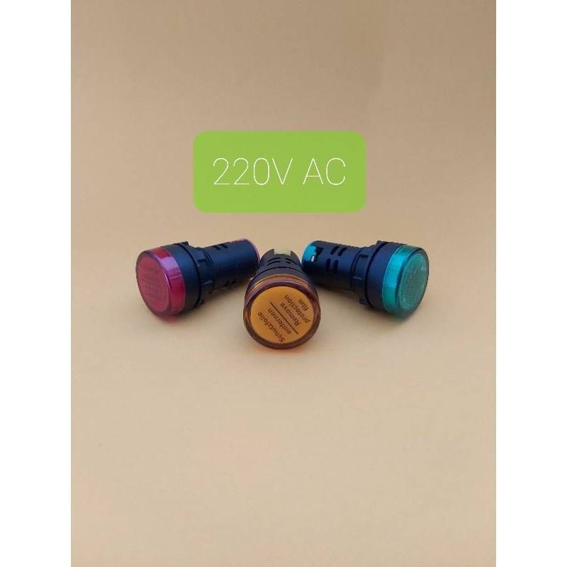 Jual Pilot Lamp 22mm / lampu indikator / lampu panel / lampu warna ...