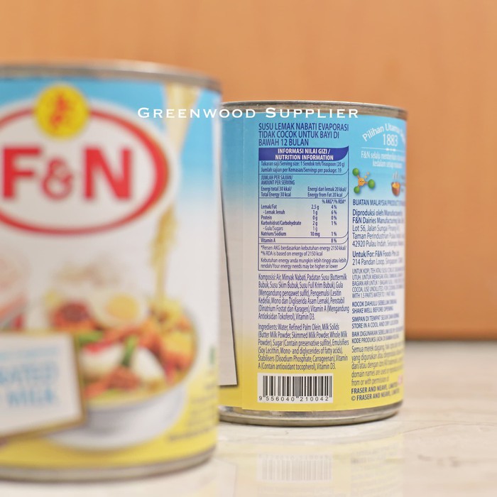 Jual Susu Evaporasi FN F&N / Evaporated Milk FN - 1 Pcs | Shopee Indonesia