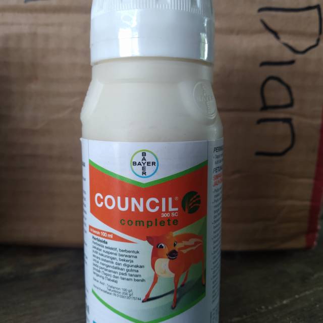 Jual Herbisida UNTUK Padi pra tumbuh COUNCIL COMPLETE 100 ml Dr BAYER ...