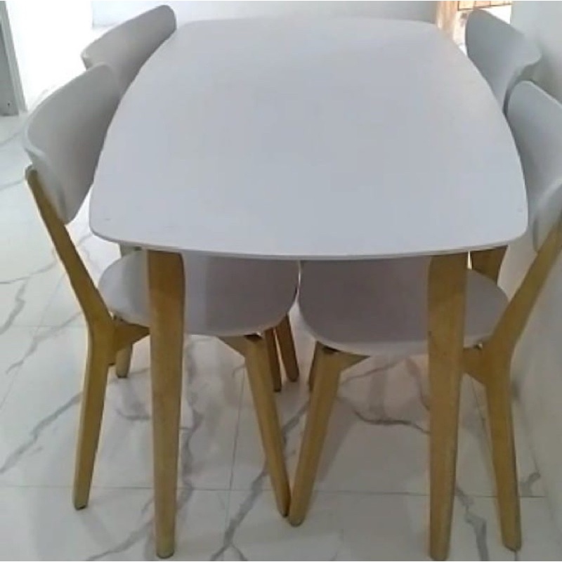 Jual Meja makan INFORMA 4 Kursi | Shopee Indonesia