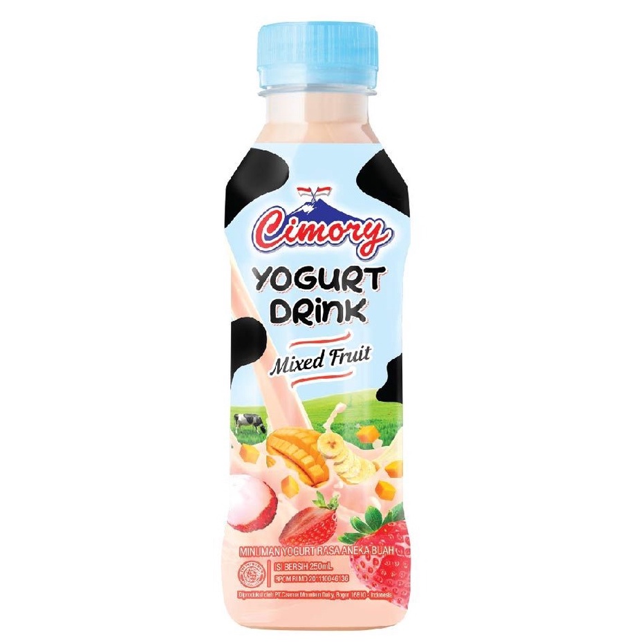 Jual Minuman Sehat Yoghurt Drink Cimory Mixed Fruit 250 ml | Shopee ...