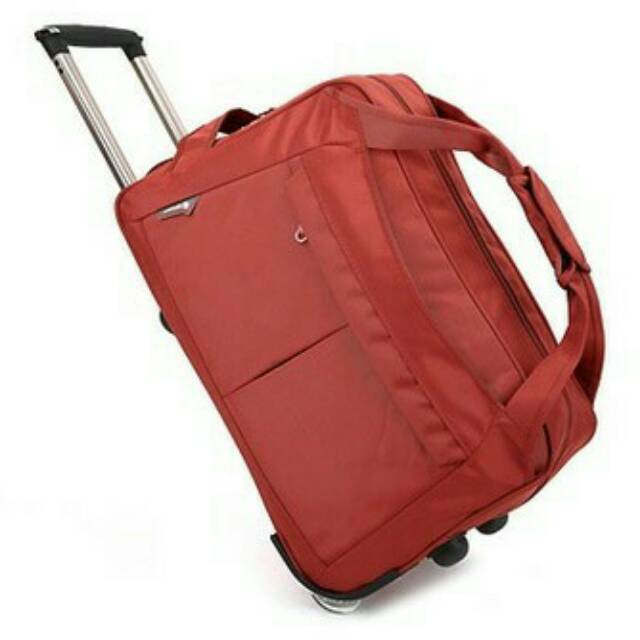 Jual Travel Bag Trolley / Tas Koper Piknik dgn Handle dan Roda Size L ...