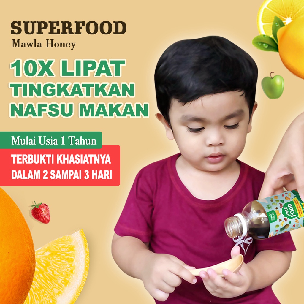 Jual Vitamin Penambah Nafsu Makan Anak / Madu Gemuk Anak / Superfood ...