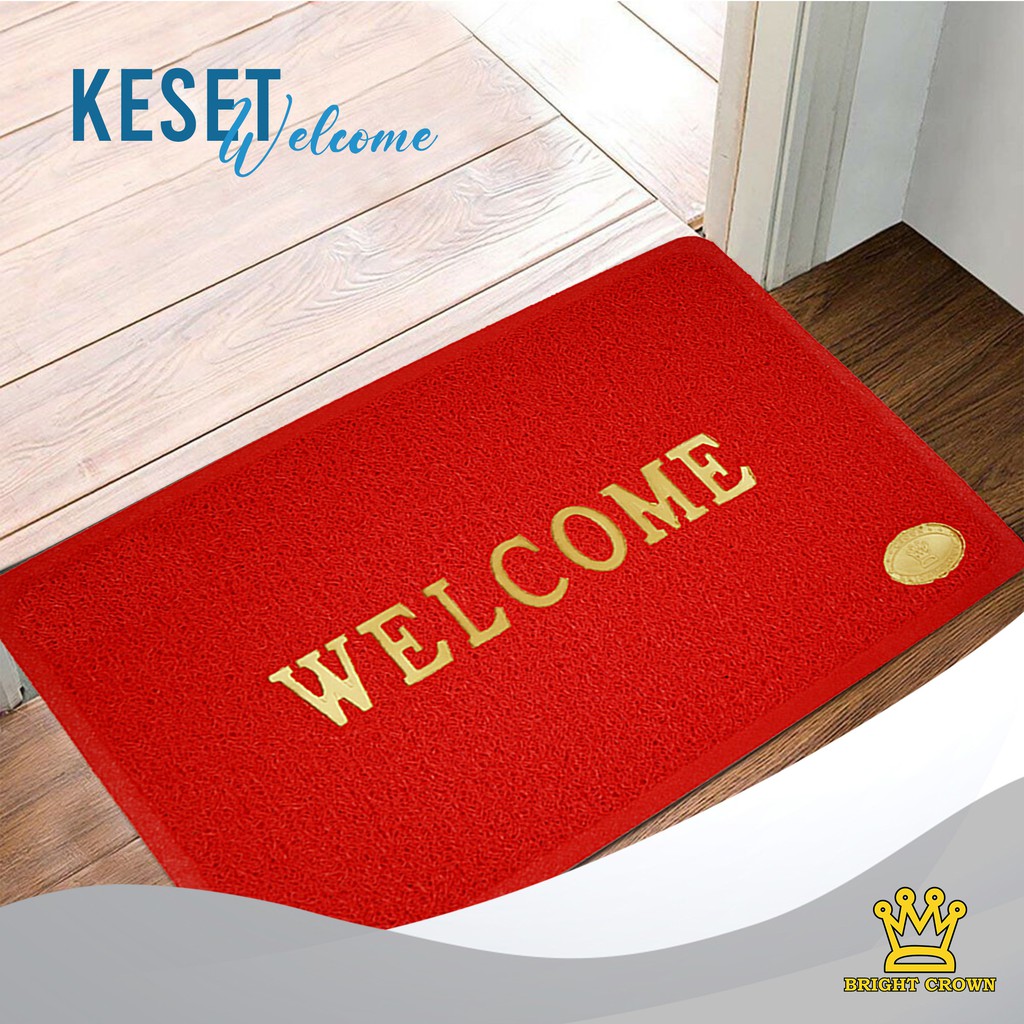 Jual Bright Crown Keset WELCOME Tebal Premium 40 x 60cm/Keset Bihun ...