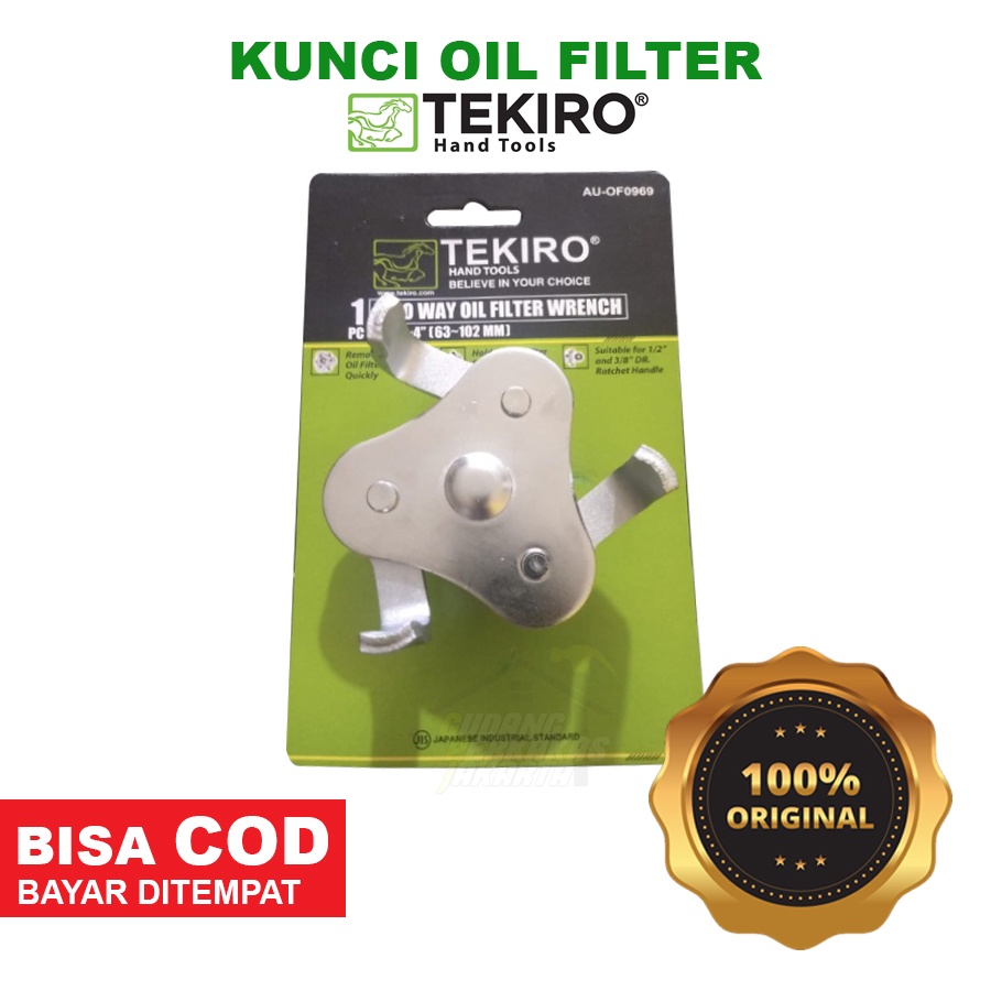 Jual .TEKIRO Kunci filter oli-kunci pembuka filter oli 2 arah-oil ...