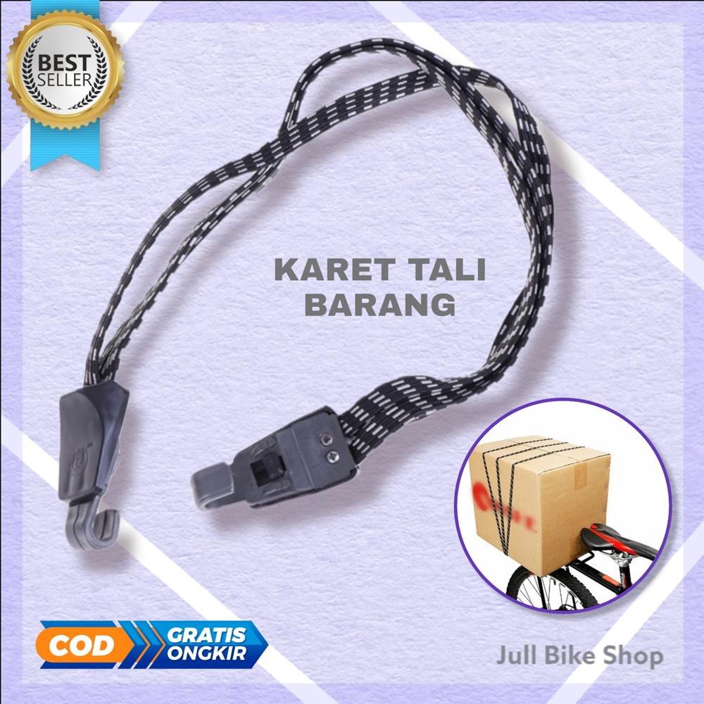 Jual Tali karet pengikat barang sepeda box elastis kuat 70cm sepeda ...
