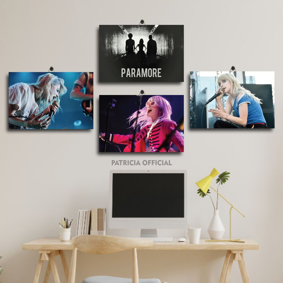 Jual 21-40 DEKORASI RUANG BESAR FOTO GRUP BAND PARAMORE RIOT 20X30 ...