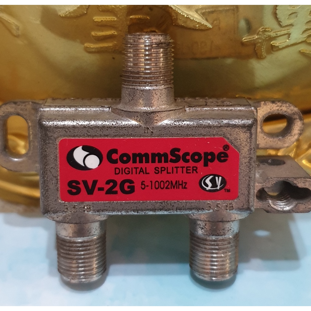 Jual Spliter 2 way Commscope SV-2G / 5-1002Mhz (CUCI GUDANG) | Shopee ...