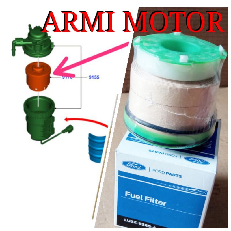 Jual Filter Solar Ford Everest & Ranger New 2.2 cc & 3.2 cc Genuine ...