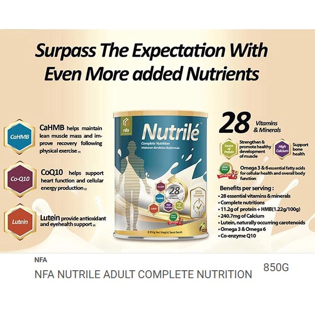 Jual NFA Susu Insulle DM ( Diabetes Diabetik ) Nutrile ( CoQ10 Lutein ...