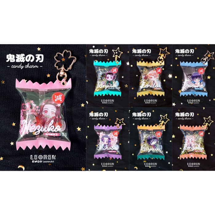 Jual Kimetsu no Yaiba / Demon Slayer - Candy Charm Keychain - Tanjiro ...