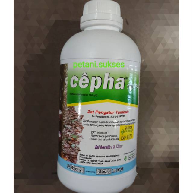 Jual ZAT PENGATUR TUMBUH CEPHA 100PA ZPT kemasan 1 liter perangsang ...