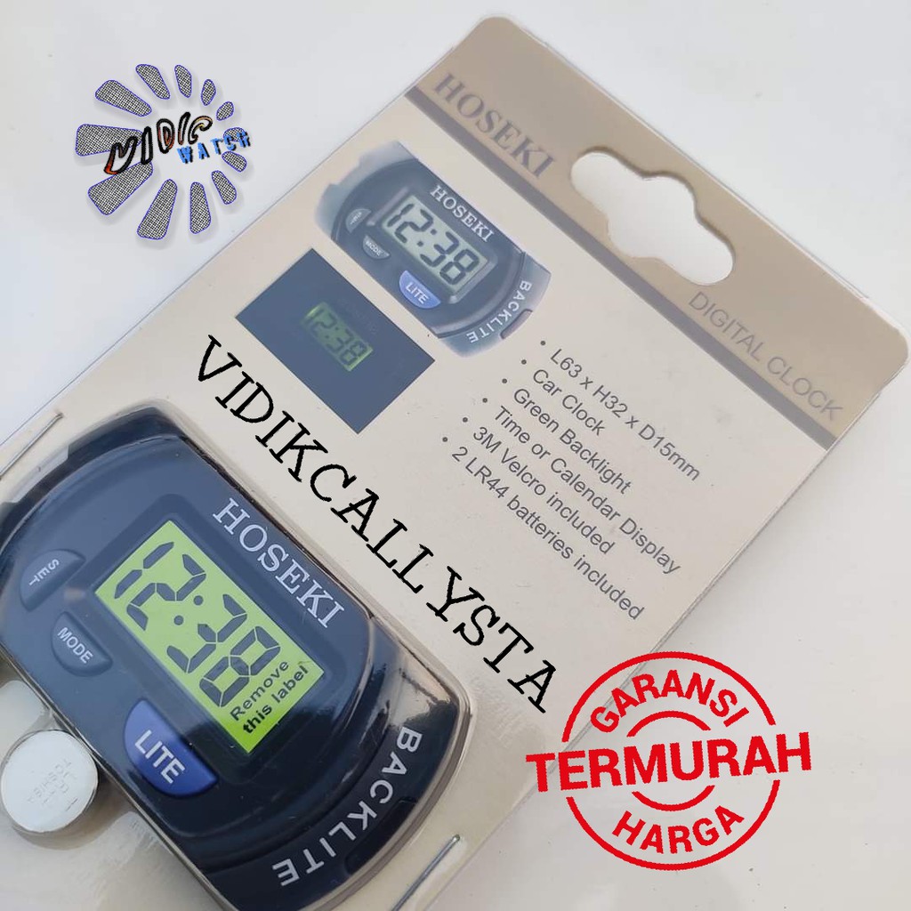 Jual Digital timer Hoseki 2205 mobil Car Clock Stopwatch Original ...