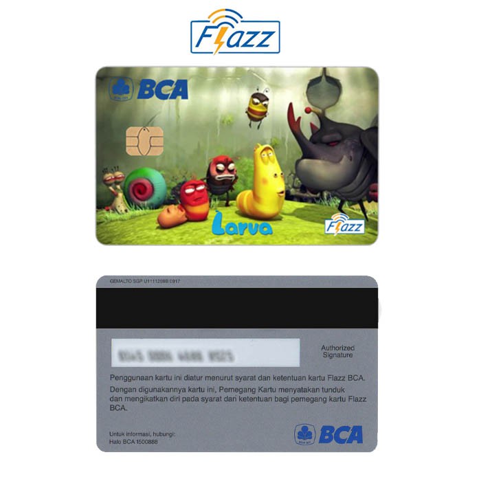 Jual Larva Anime Kartu E-Money Flazz BCA Gen 2 NFC Custom Card | Shopee ...