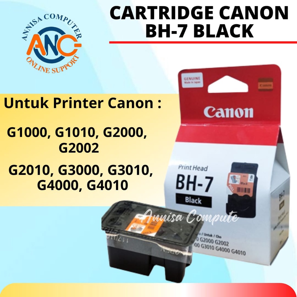 Jual HEAD CARTRIDGE CANON BH-7 / PRINTER G1010 G2010 G3010 TINTA BH7 ...