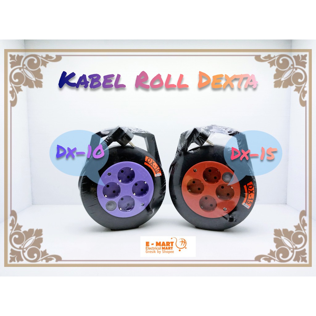 Jual WAJIB PUNYA DEXTA KABEL ROLL DX-10 dengan LAMPU INDIKATOR / SWITCH ...