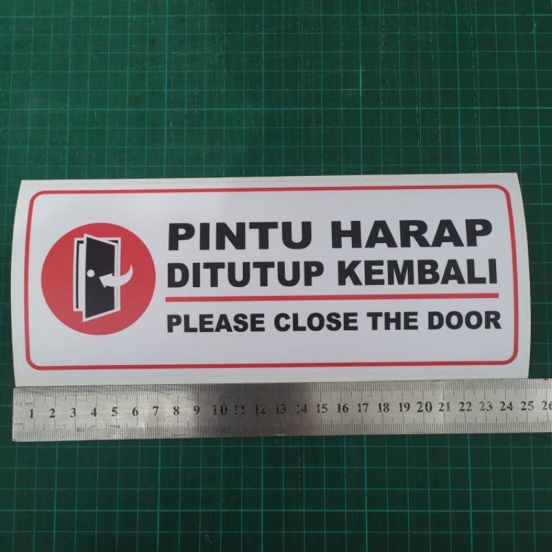 Jual stiker vynil PINTU HARAP DITUTUP KEMBALI | Shopee Indonesia Jual stiker vynil PINTU HARAP DITUTUP KEMBALI | Shopee Indonesia