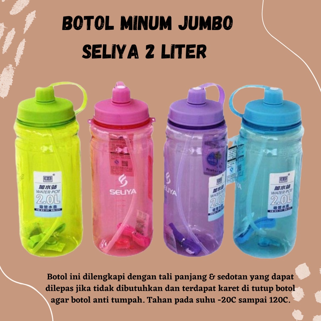 Jual TERLARIS!!! Botol minum kapasitas 2 liter / water pot bottle ...