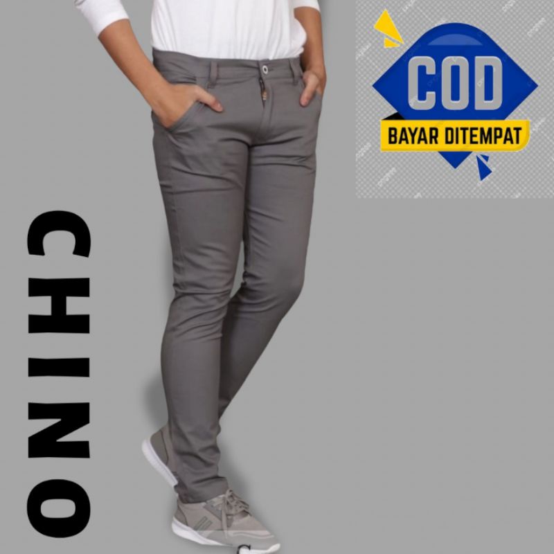 Jual Celana Panjang Pria / Celana Chino pria Slimfit / Celana Chinos pria Pensil / celana Cino ...