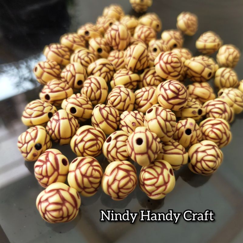 Jual Monte Kayu Bunga isi 25pcs - Manik Bunga - Monte Kayu - Manik ...