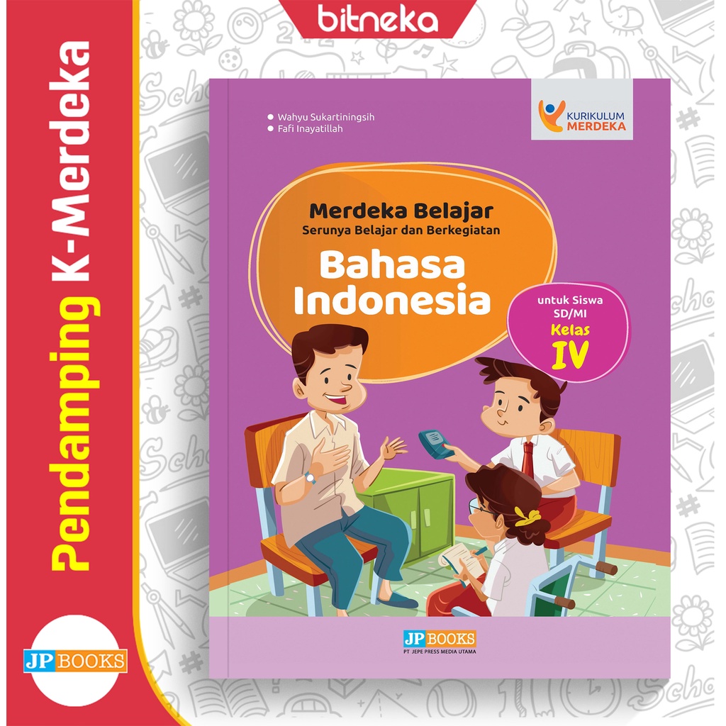 Jual Buku Teks Pendamping Bahasa Indonesia SD/MI Kelas 4 Kurikulum Merdeka - JPBOOKS | Shopee ...
