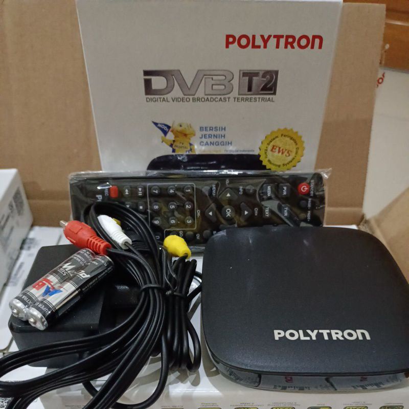 Jual Set top box Polytron T2 PDV 620 T2/PDV-700T2 SERI TERBARU STB ...