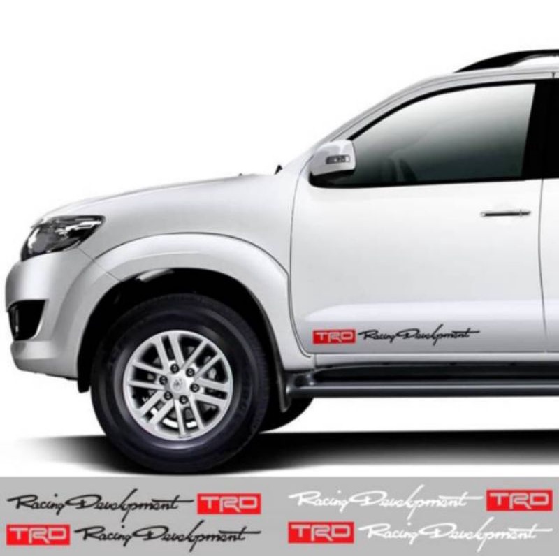 Jual stiker mobil TRD racing development all type mobil | Shopee Indonesia